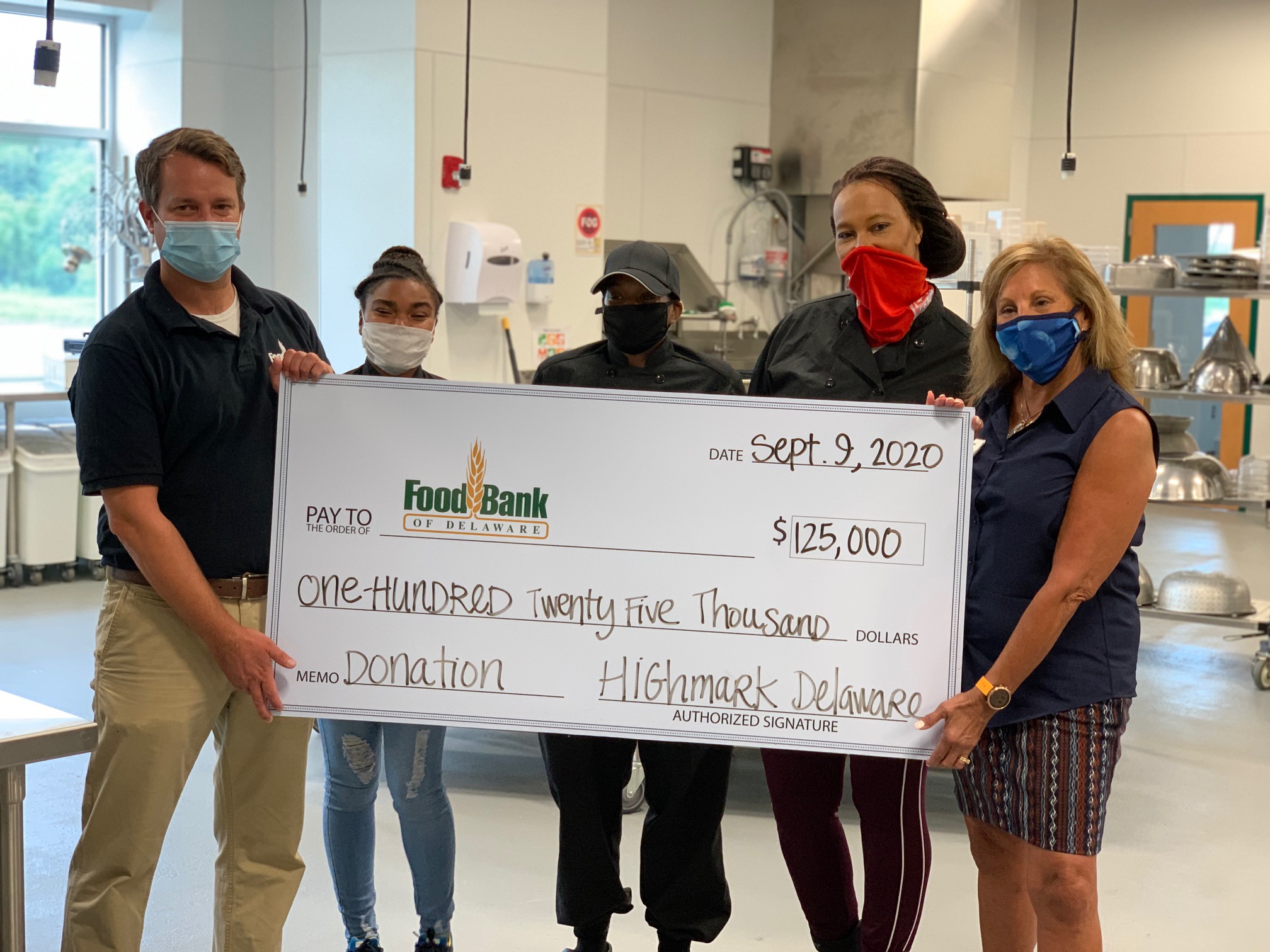 Highmark Delaware Donates $125,000 to Food Bank of Delaware’s Delaware ...