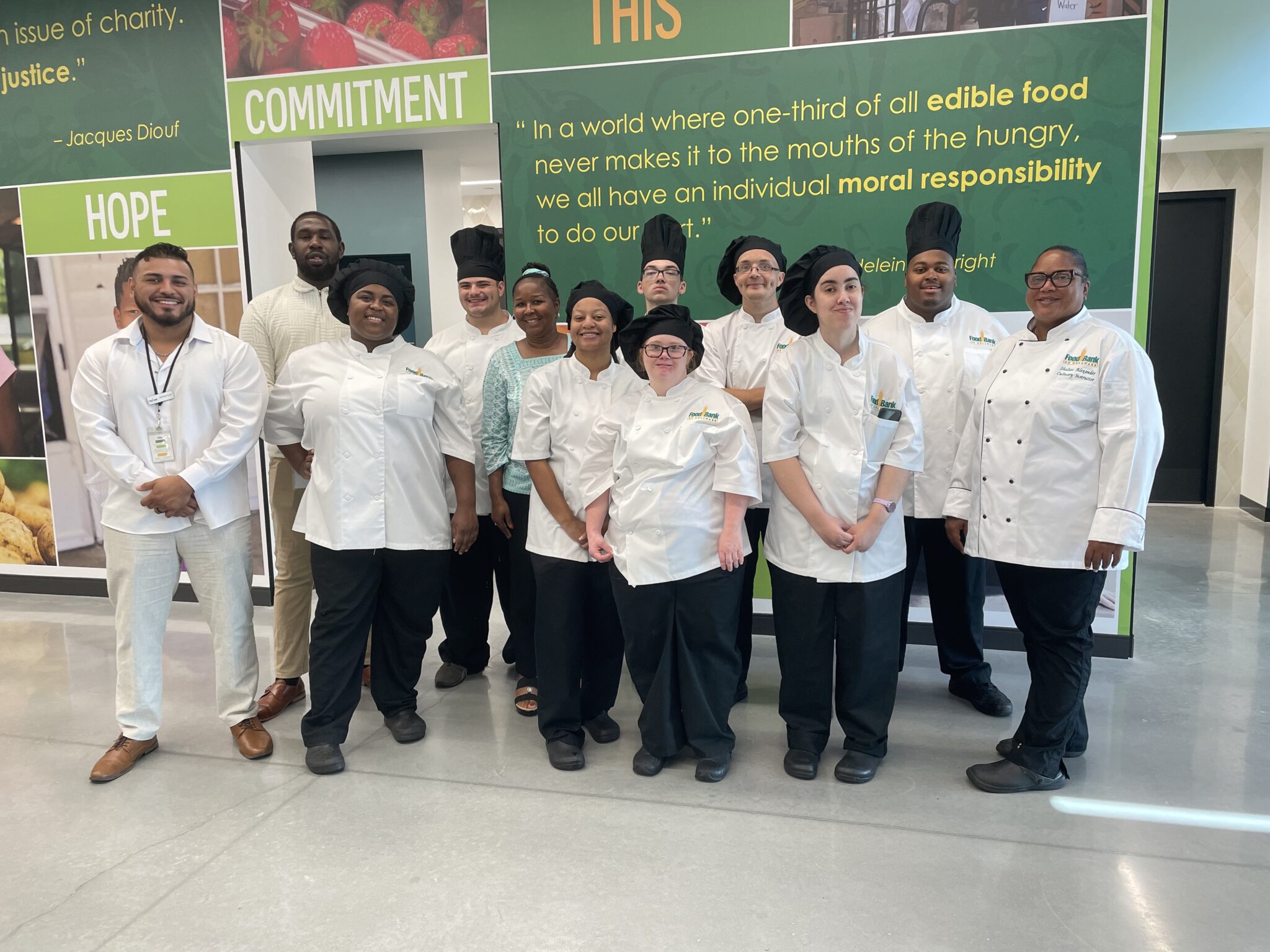 Eight students start new careers in the culinary field : Food Bank of ...