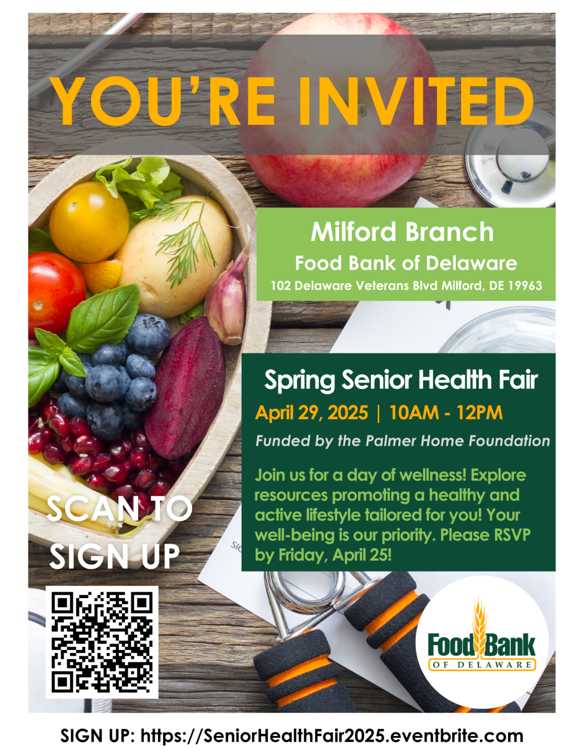 Senior Health Fair : Food Bank of Delaware